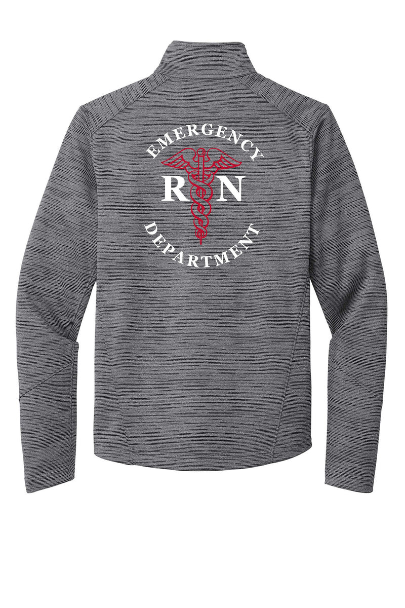 Men's Fit RN Caduceus Emergency Department Nursing Jacket Embroidered ...